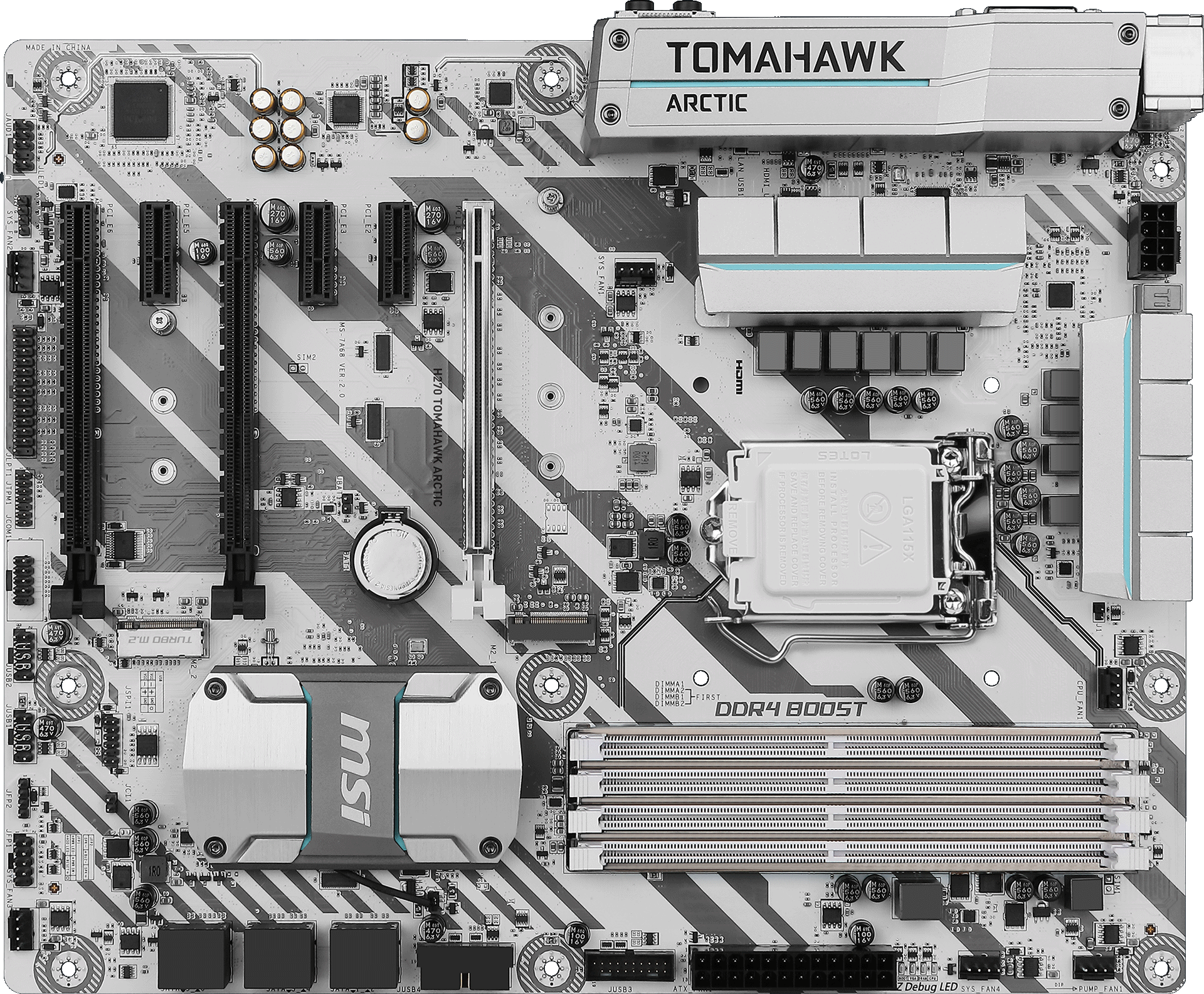 MSI Z270 TOMAHAWK ARCTIC - Płyta główna - Morele.net