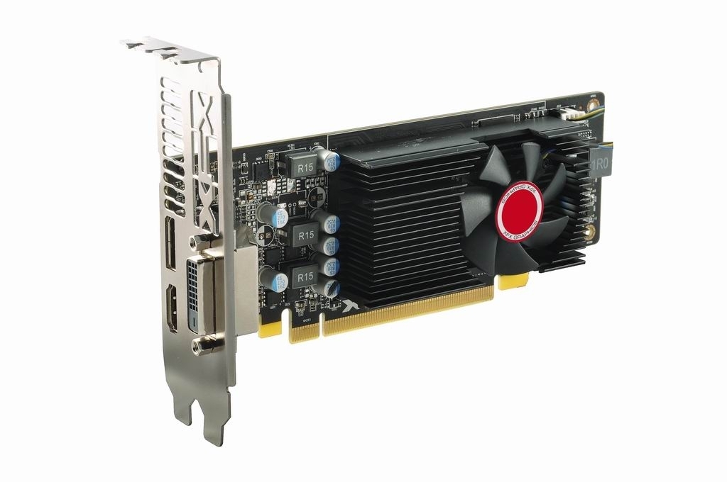 XFX Radeon RX 550 LowProfile 2GB GDDR5 (128 bit), DVI-D, HDMI ...
