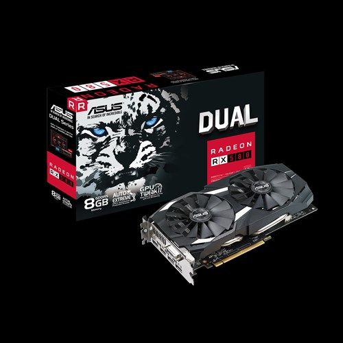 Asus Dual Radeon RX 580 8GB GDDR5 (DUAL-RX580-8G) - Karta graficzna ...