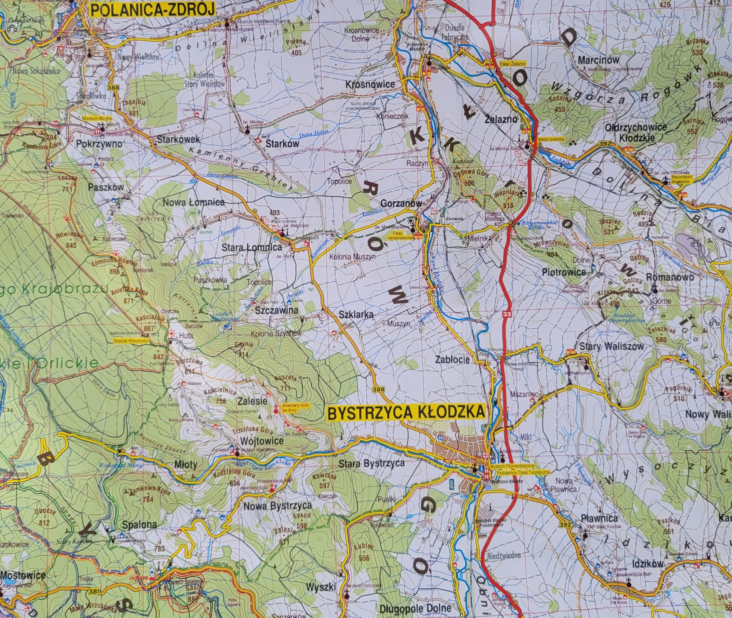 Plan Mapa turystyczna - Ziemia Kłodzka 1:70 000 w.2026 - Morele.net