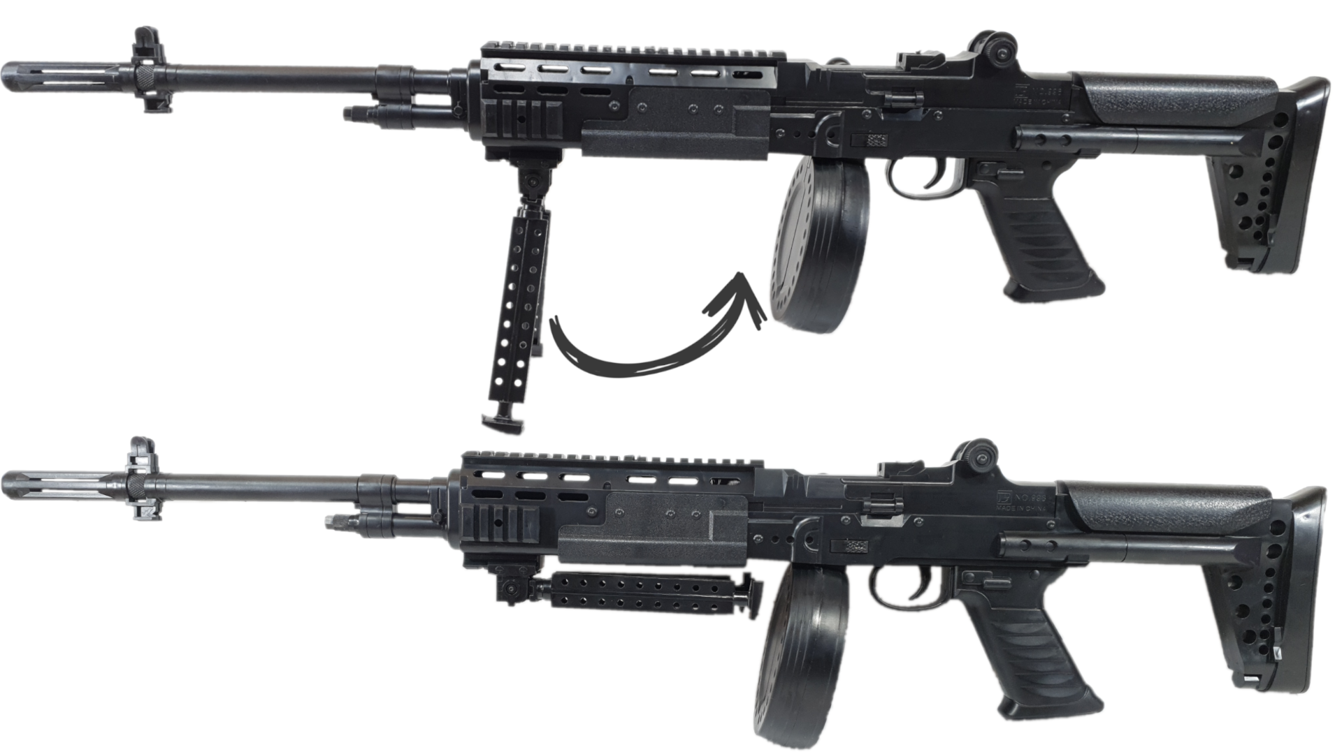 tomdorix AK-12 Karabin Maszynowy Na Kulki 6mm Replika Air Soft Gun ...