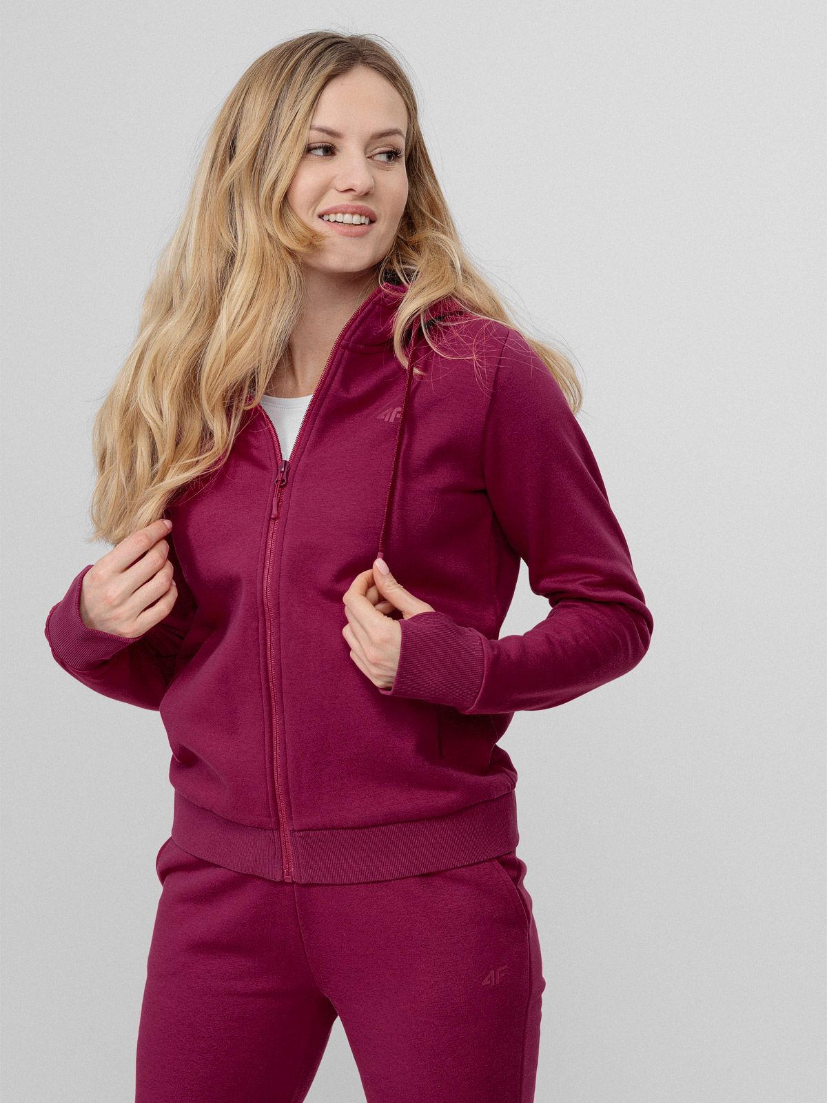 4f Bluza damska H4Z22-BLD353 Ciemny róż r.M - Morele.net