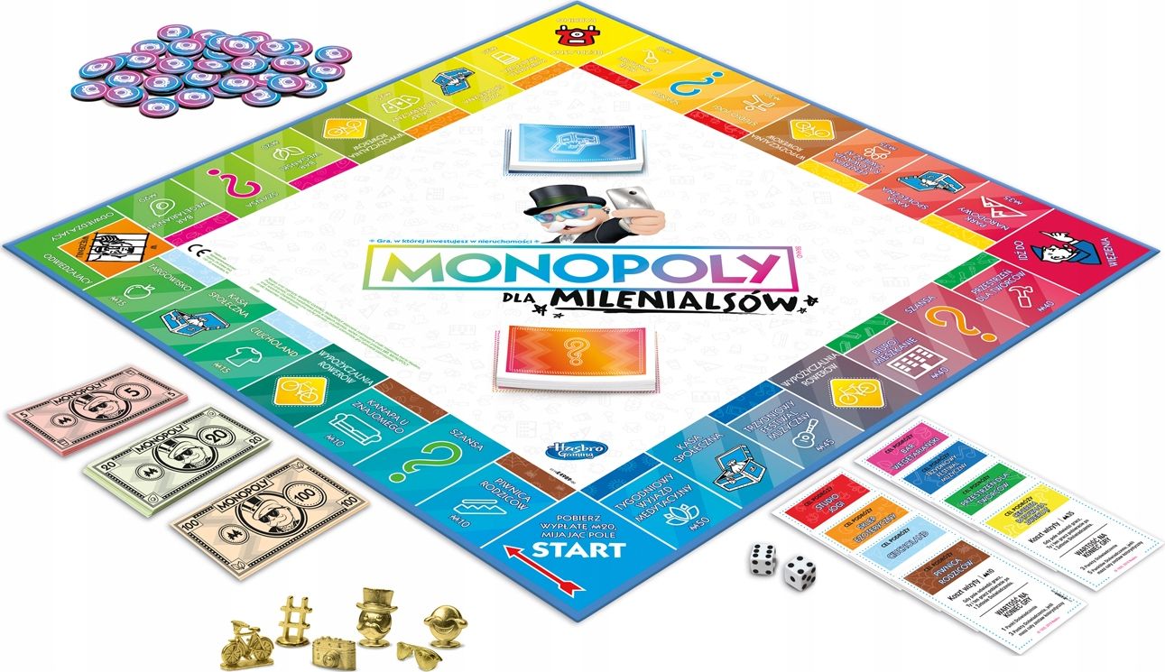 Hasbro Monopoly dla Milenialsów (E4989) - Morele.net