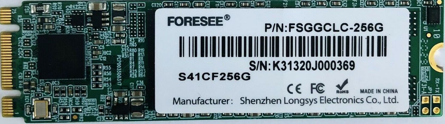 Foresee 256 GB M.2 2280 (FSGGCLC-256G) - demontaż - Dysk SSD - Morele.net