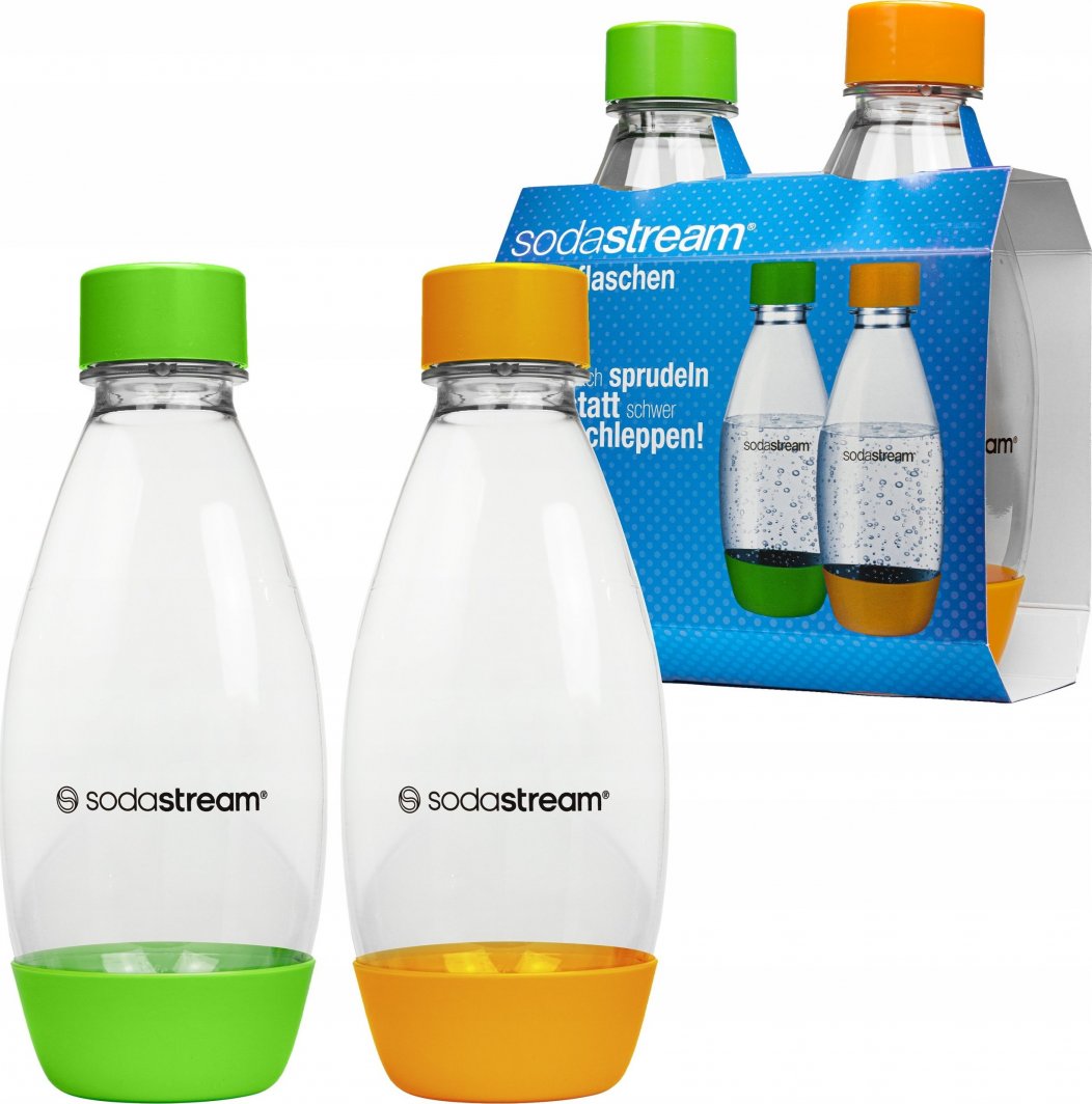 Sodastream Butelki do saturatora kolorowe SodaStream 0,5L dwupak ...