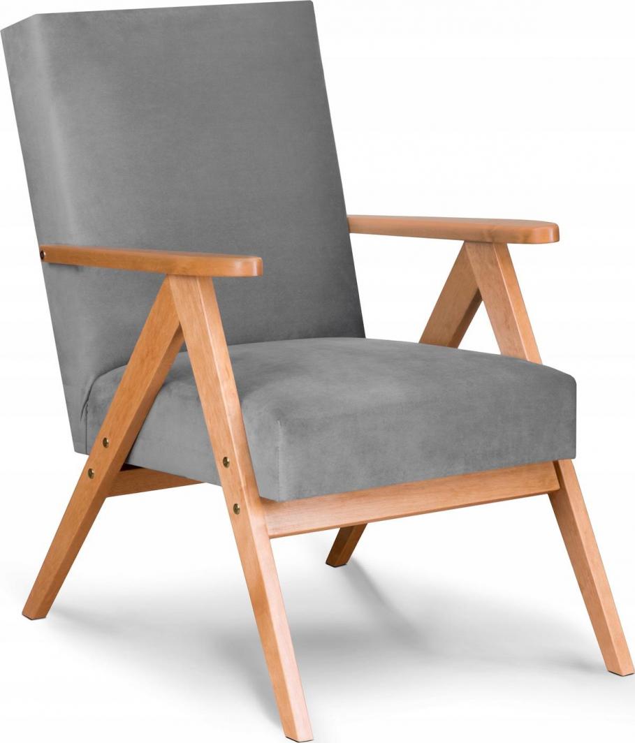 Konsimo Fotel PRL Drewniane fotele Naset 4 Kolory KONSIMO - Morele.net