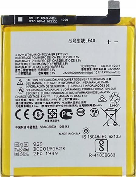 Motorola Nowa Bateria MOTOROLA JE40 MOTO ONE G7 PLAY - Bateria - Morele.net