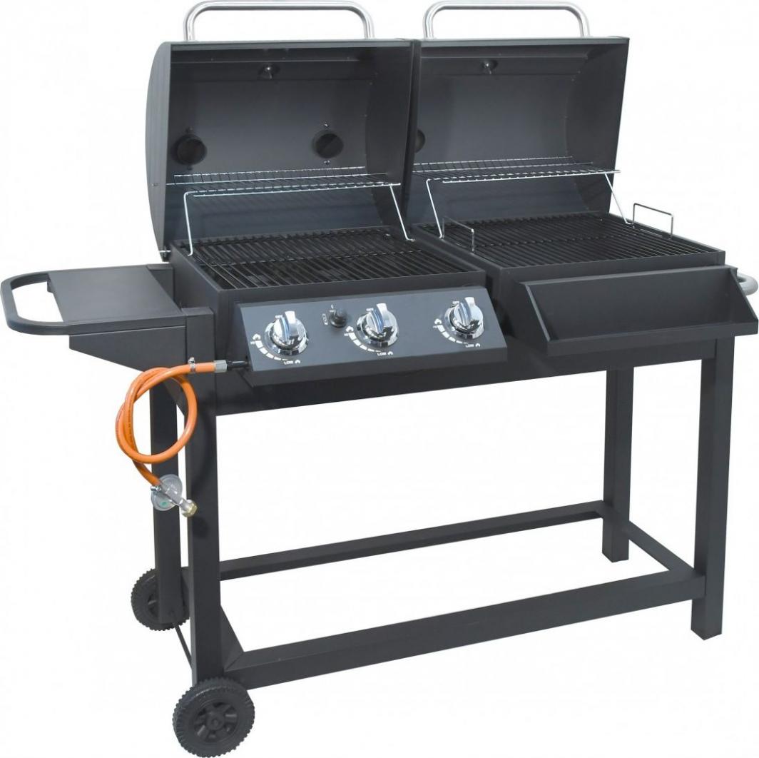 Cattara Grill ogrodowy Gazowo-węglowy Cattara Duet 10.5 kW 49 cm x 47 ...