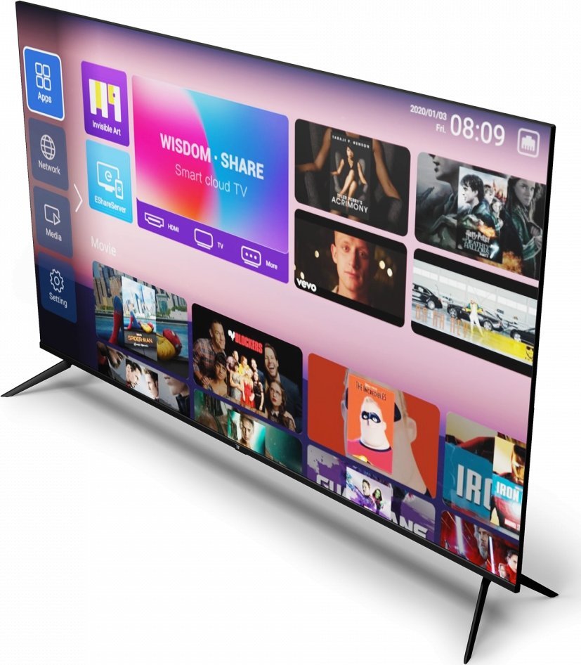 Tesla TSL-TV-T2KYD55 LED 55'' 4K Ultra HD Android - Telewizor - Morele.net