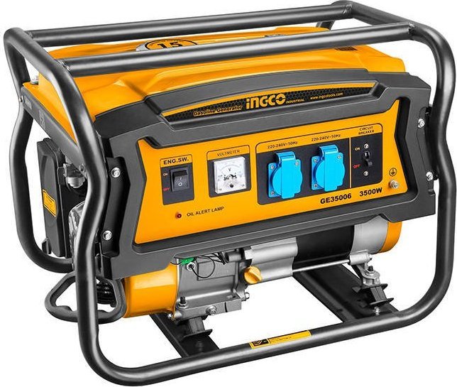 Ingco Agregat prądotwórczy INGCO GE35006, 3500W, 7KM, AVR, benzynowy ...