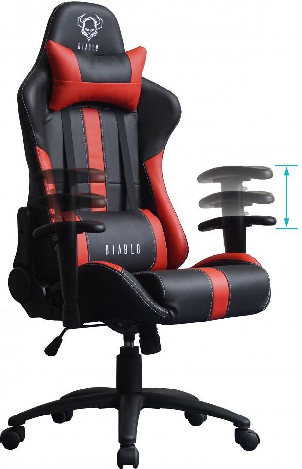 Diablo Chairs X-Player Czarno-czerwony - Fotel - Morele.net