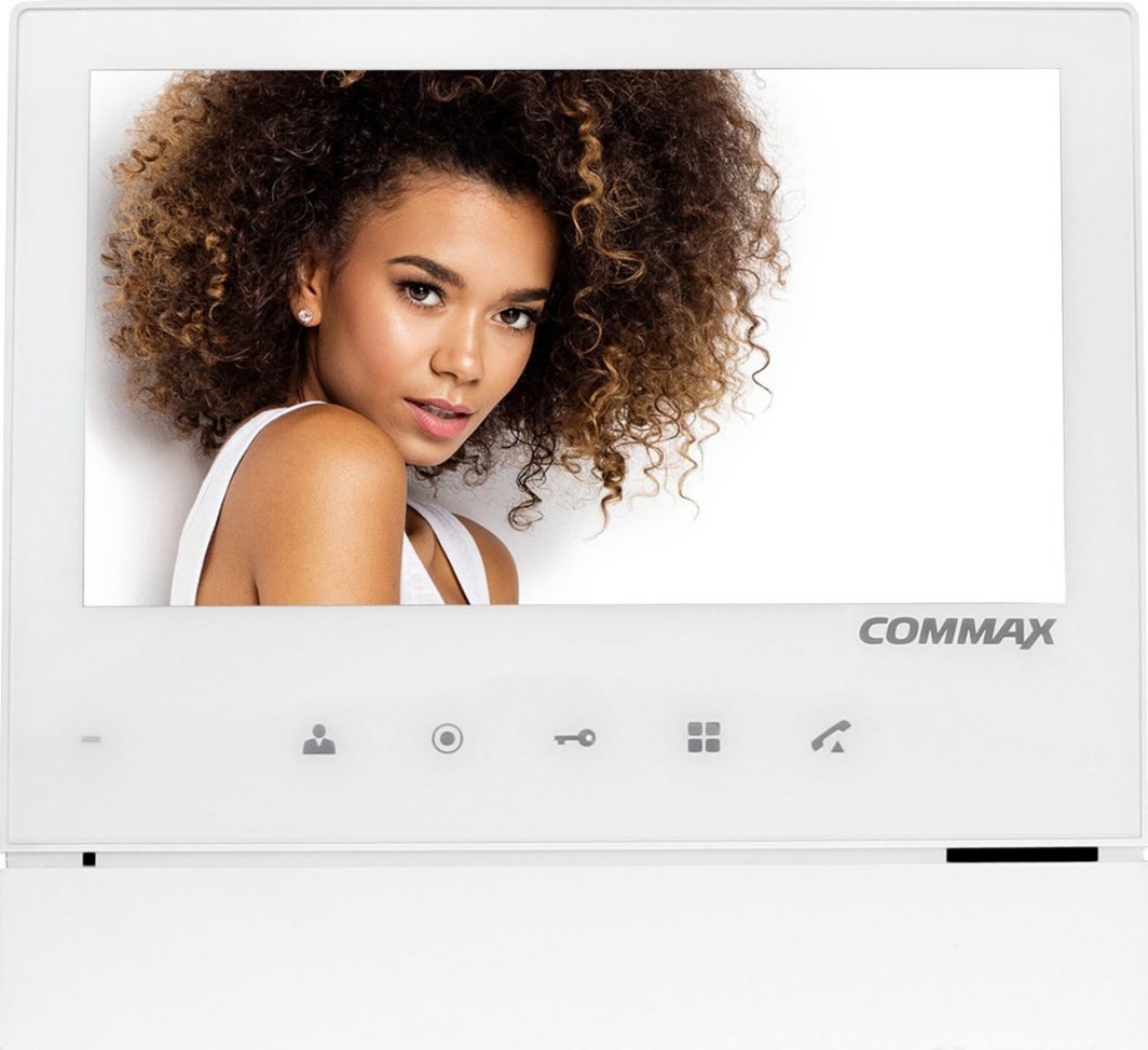 Commax Monitor 7" głośnomówiący Commax CDV-70H(DC) WHITE - Morele.net