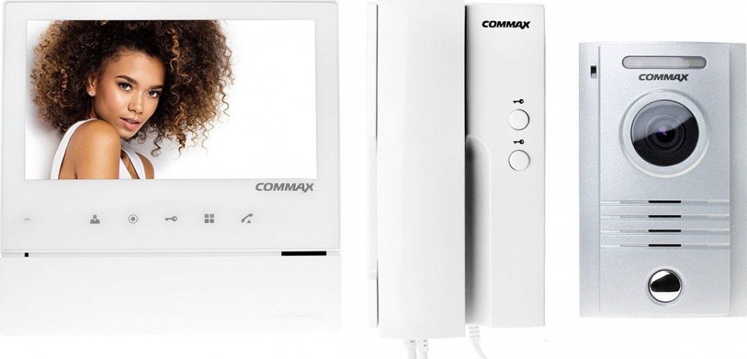 Commax Wideodomofon zestaw Commax DRC-40KPT + CDV-70H + DP-4VHP - Morele.net