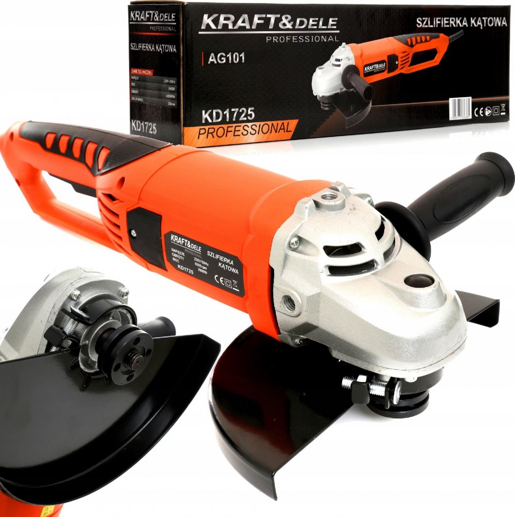 Kraft&Dele SZLIFIERKA KĄTOWA DUŻA FLEX KĄTÓWKA 230MM 2900W - Szlifierka ...