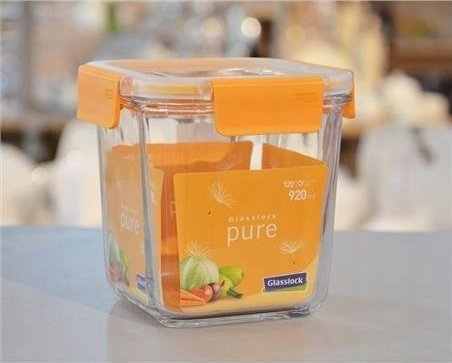 Glasslock POJEMNIK SZKLANY KWADRATOWY GLASSLOCK PURE 920 ML - Morele.net