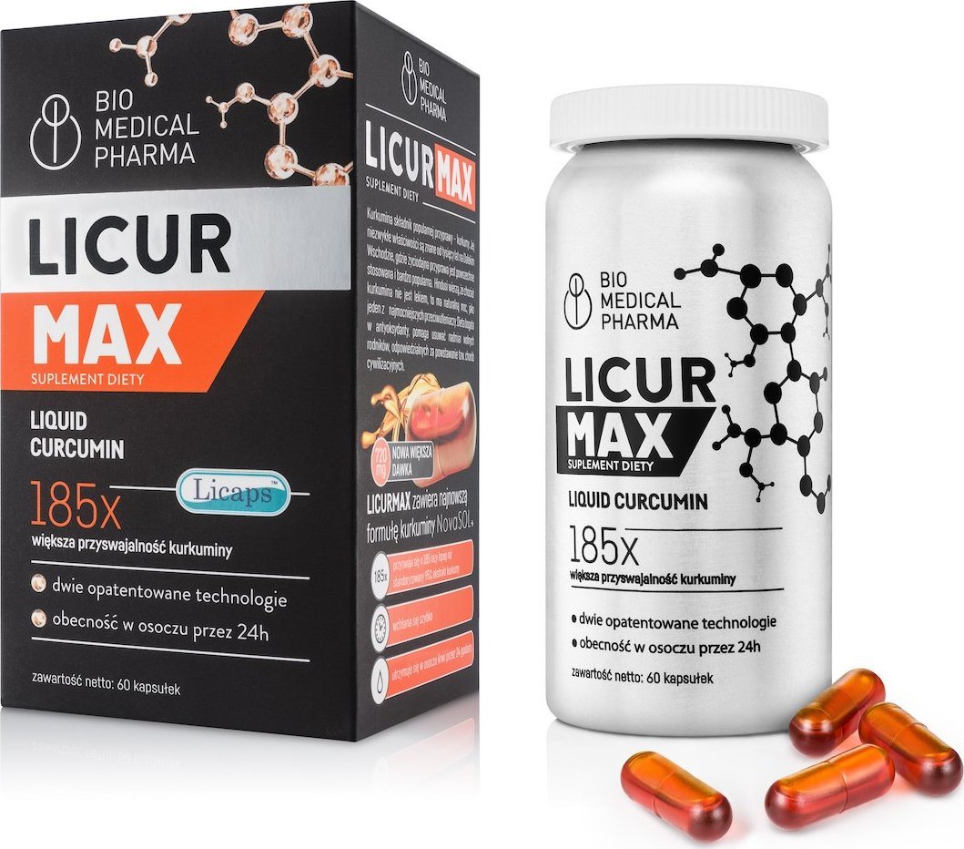 Bio Medical Pharma Bio Medical Pharma Licur MAX płynna kurkuma 60 ...