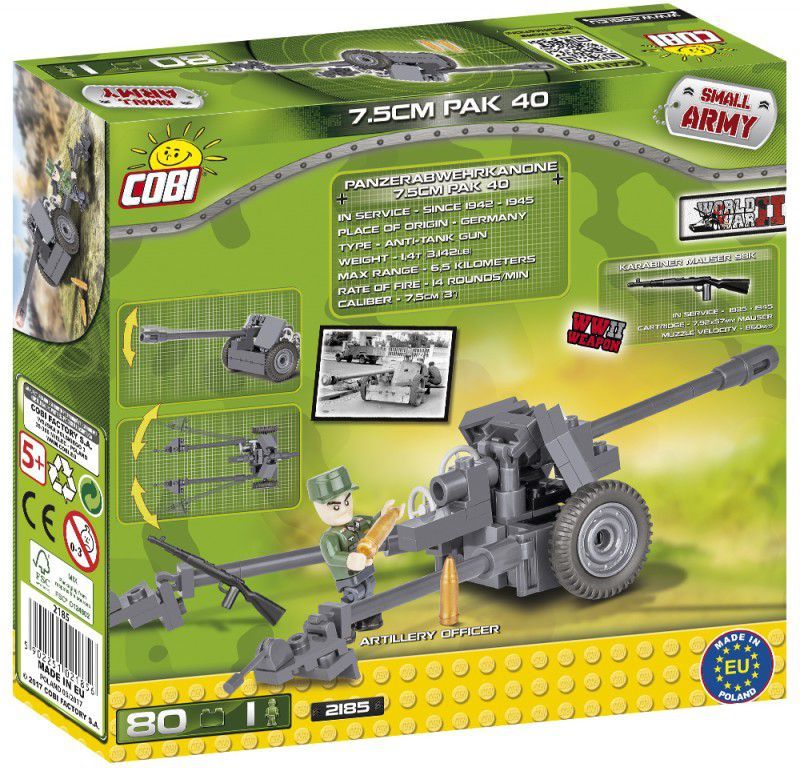 Cobi Armia 7.5 cm PaK 40 80kl. (2185) - Morele.net