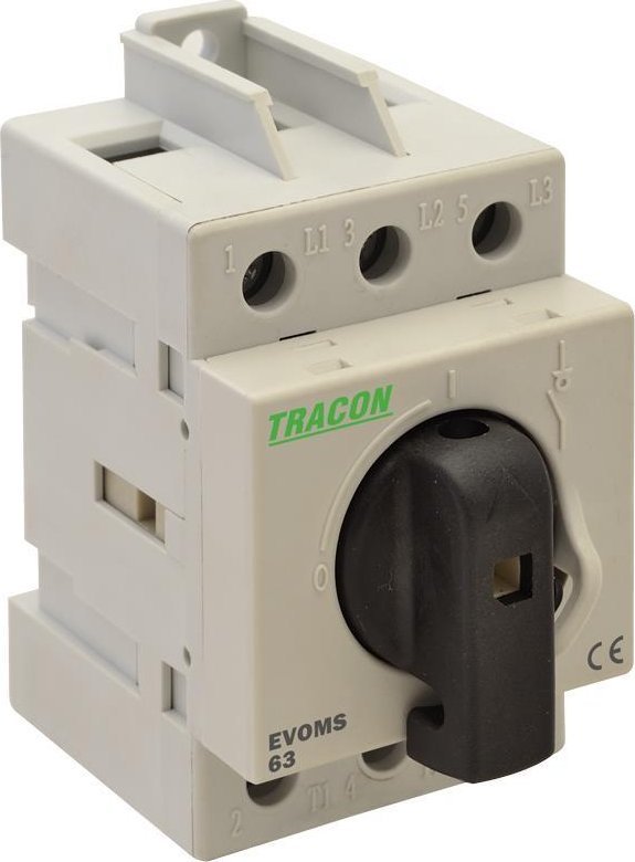 Tracon Electric Rozłącznik z pokrętłem 125A 3P Tracon - Morele.net