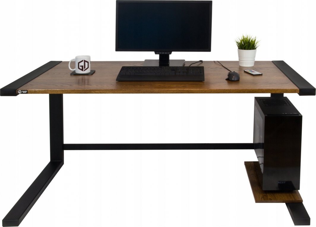 Guard Desk Void Brązowe 150 cmx80 cm - Biurko - Morele.net