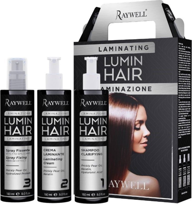 Raywell Raywell Lumin Hair Zestaw do zabiegu laminacji włosów 3x150ml ...