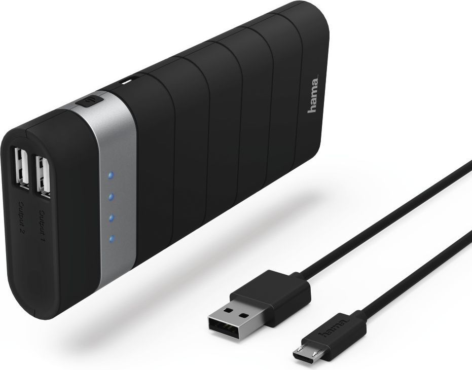 Hama Power Pack Joy 13000 mAh czarny 2x2,1A (001374940000) - Powerbank ...