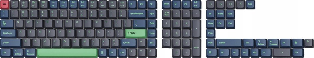 Keychron Keychron OEM Dye-Sub PBT Full Keycap Set - Hacker, Keycap ...