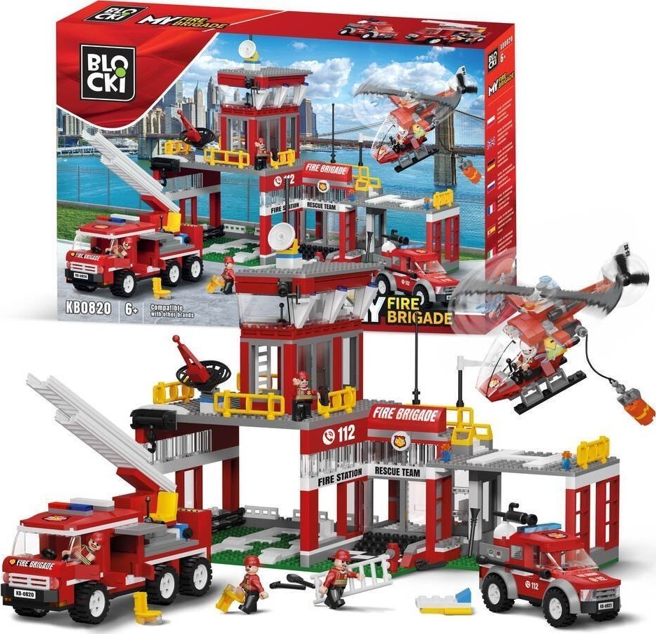 Blocki KLOCKI LEGO CITY REMIZA STRAŻACKA Komisariat Posterunek STRAŻ ...