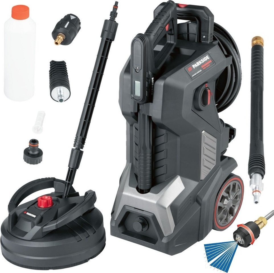 Parkside Myjka ciśnieniowa Parkside PHDP 180 B2 3000 W 180 bar dysza 3w1 - Myjka ciśnieniowa ...