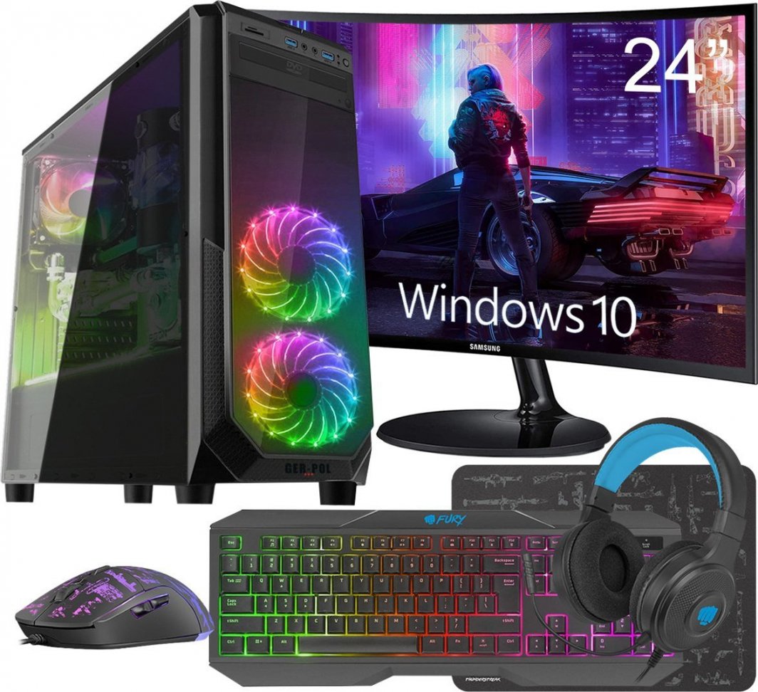 GER-POL KOMPUTER PC BPV2 3770/2060/P16/S512/8328 WINDOWS 10 PRO PL ...