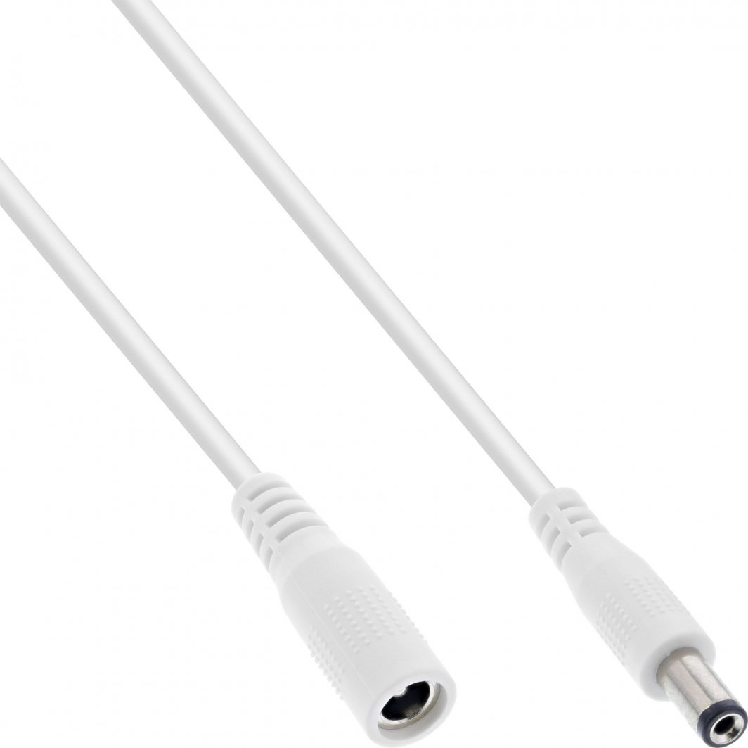 InLine InLine® DC extension cable, DC plug male/female 5.5x2.1mm, AWG ...
