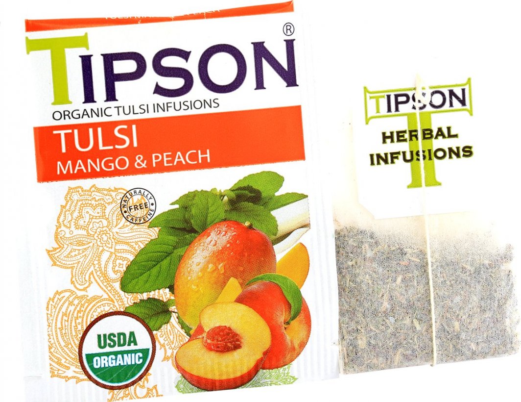 Tipson Tipson TULSI MANGO PEACH herbata BIO 100x1,2g - Morele.net