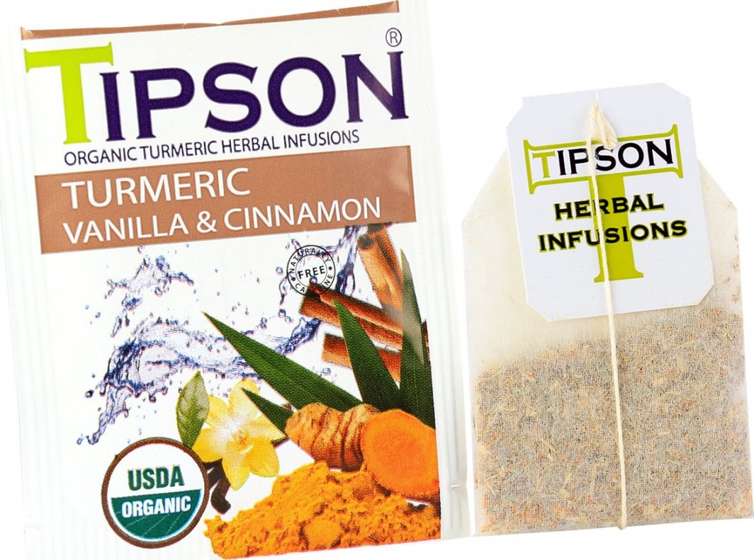 Tipson Tipson TURMERIC VANILLA CINNAMON herbata 100x1,5g - Morele.net