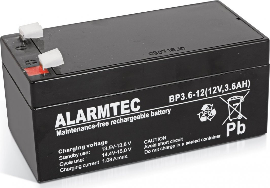 Alarmtec Akumulator 12V 3.6Ah AGM BP3.6-12 - Morele.net