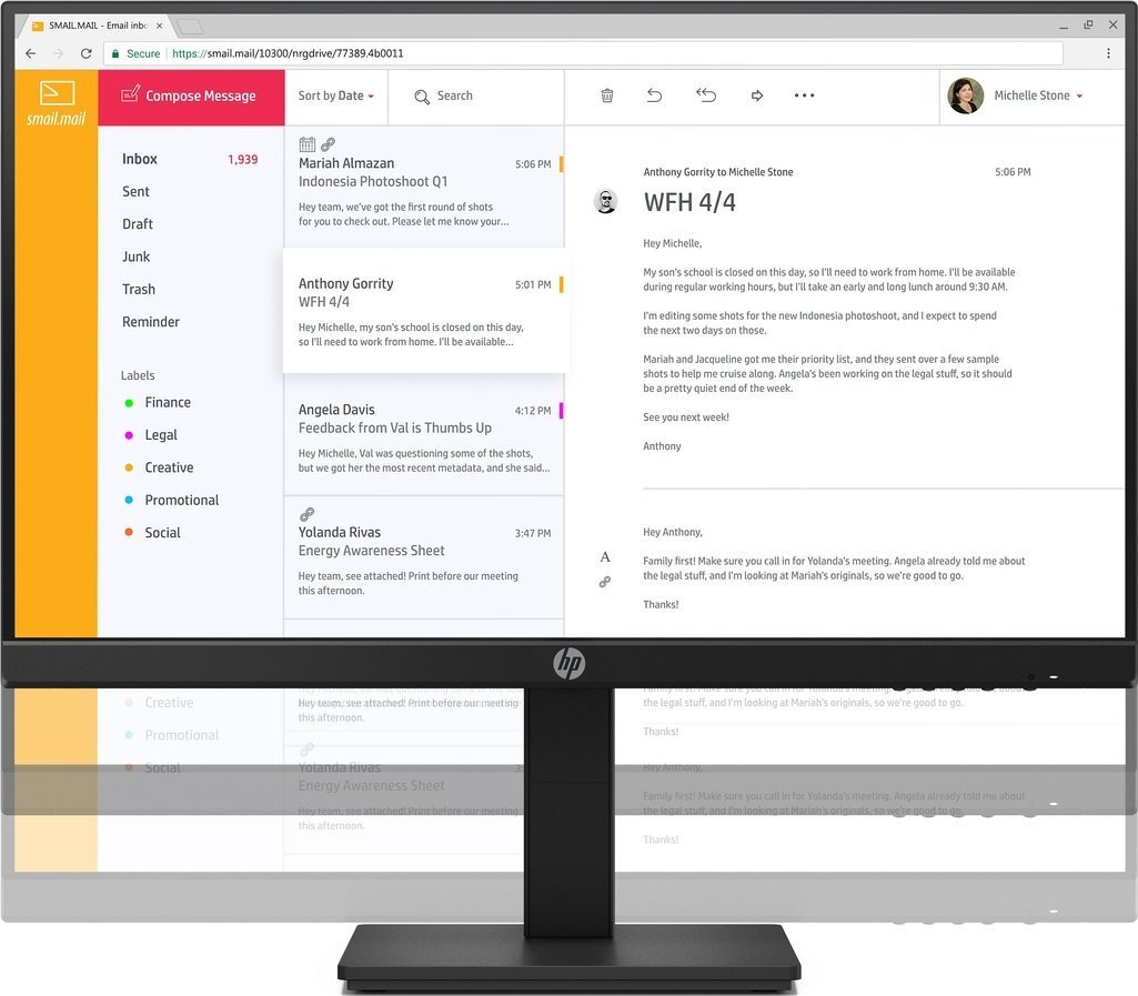HP Monitor HP P24h G4 FHD IPS VESA PIVOT 75Hz Głośniki - Monitor ...