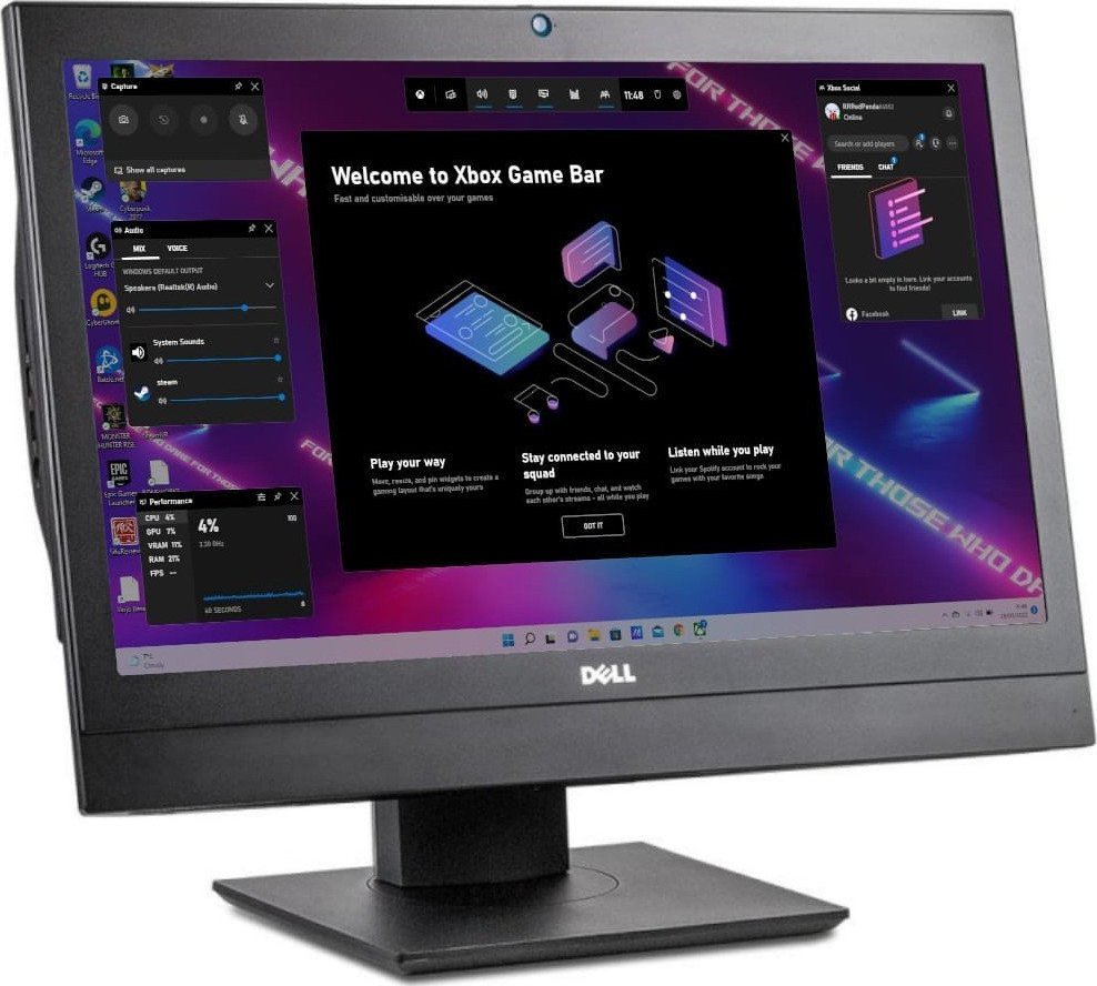 Dell OptiPlex 7440 All in One i5-6500 8GB 256GB SSD 24" 1920x1080 IPS ...