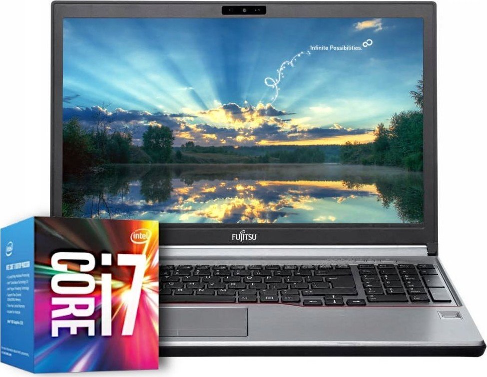 Fujitsu Lifebook E754 i7-4712MQ 8GB 256GB SSD 15,6" FullHD IPS Windows 11 DVD Biznesowy - Laptop ...