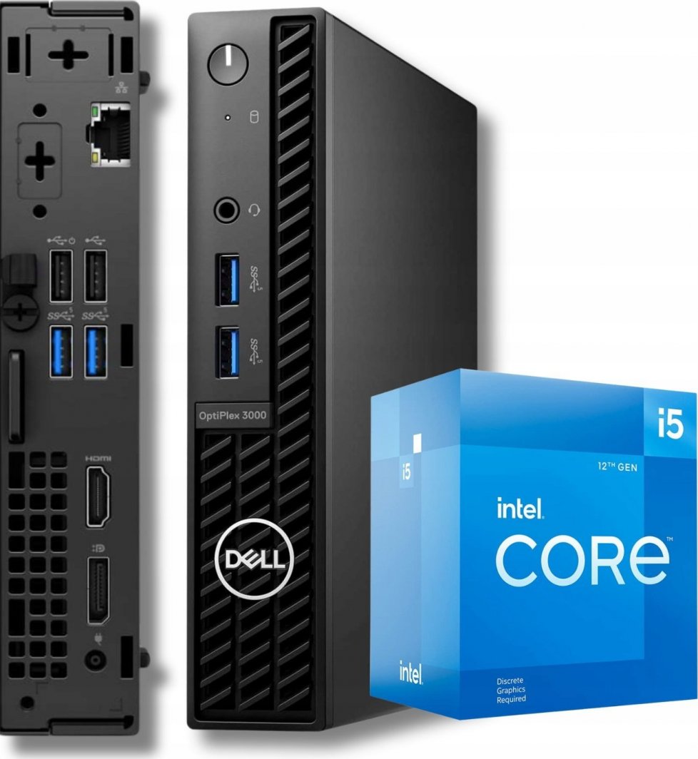 Dell Optiplex 3000 Intel Core i5-12500T 32GB DDR4 1000GB SSD (M.2 ...