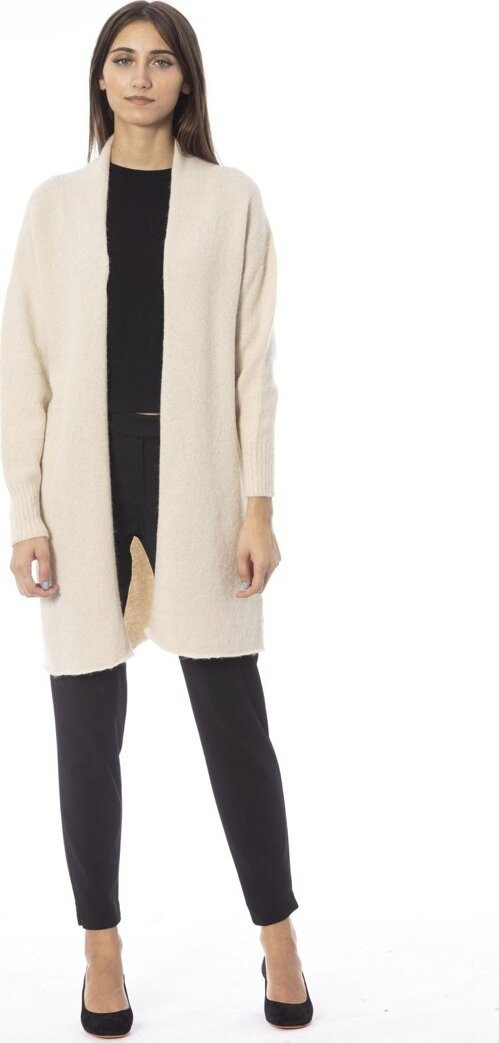 Alpha Studio Swetry marki Alpha Studio model AD8252EE kolor Biały. Odzież damska. Sezon: 40 ...