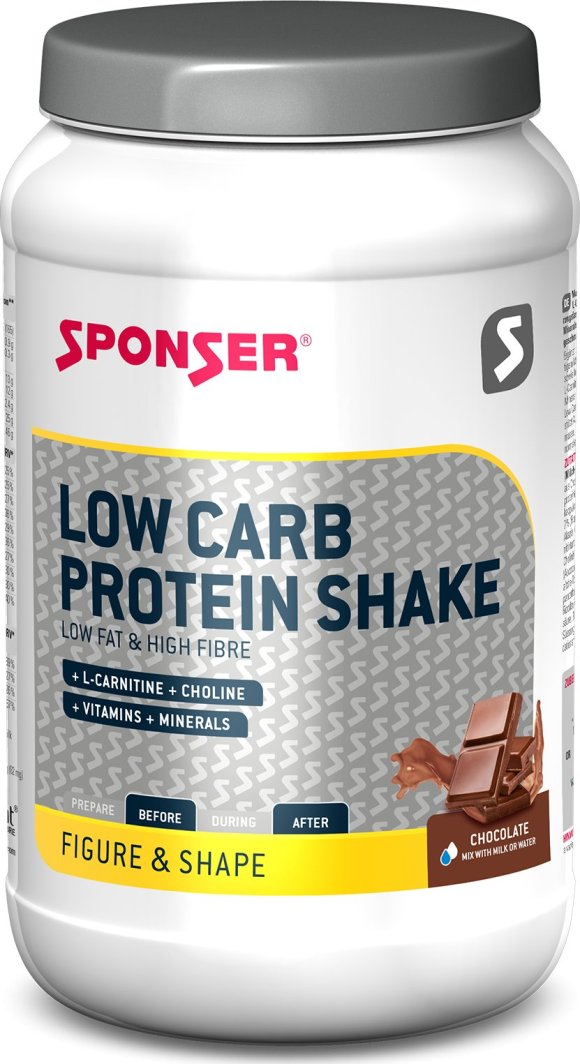 Sponser Odżywka PROTEIN SHAKE LOW CARB Czekolada Puszka 550g - Morele.net