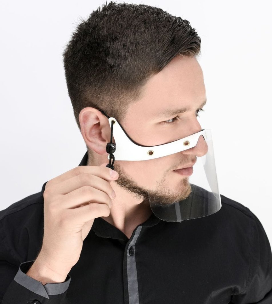 Pako PRZYŁBICA Minishield / Hilfitec / Biała M - Morele.net