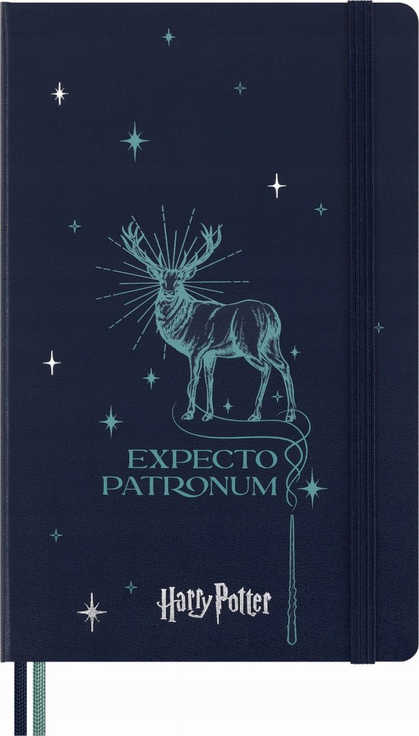 Moleskine Notatnik Harry Potter Patronum 2024, 13x21cm, w linie, edycja ...