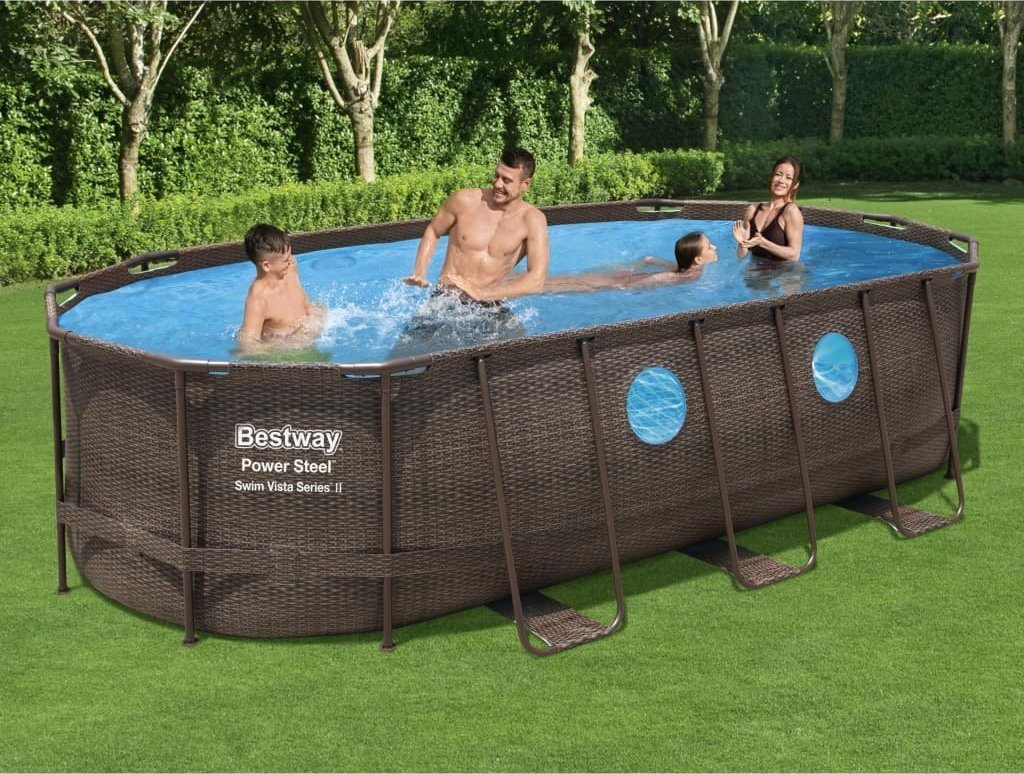 Bestway Basen Power Steel Swim Vista Series, 549x274x122 cm Lumarko! - Morele.net