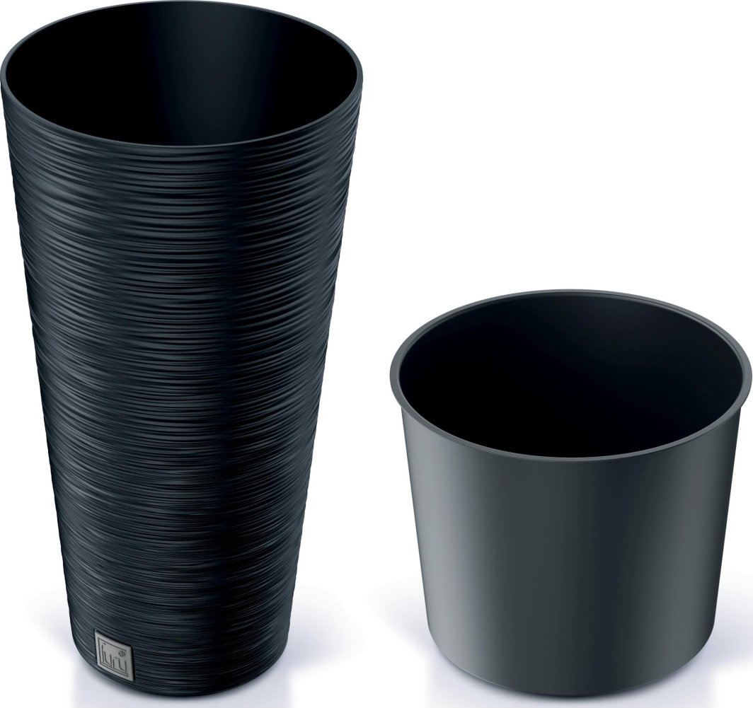 Prosperplast Doniczka okrągła Furu Slim DFRH300 Donica + wkład ...