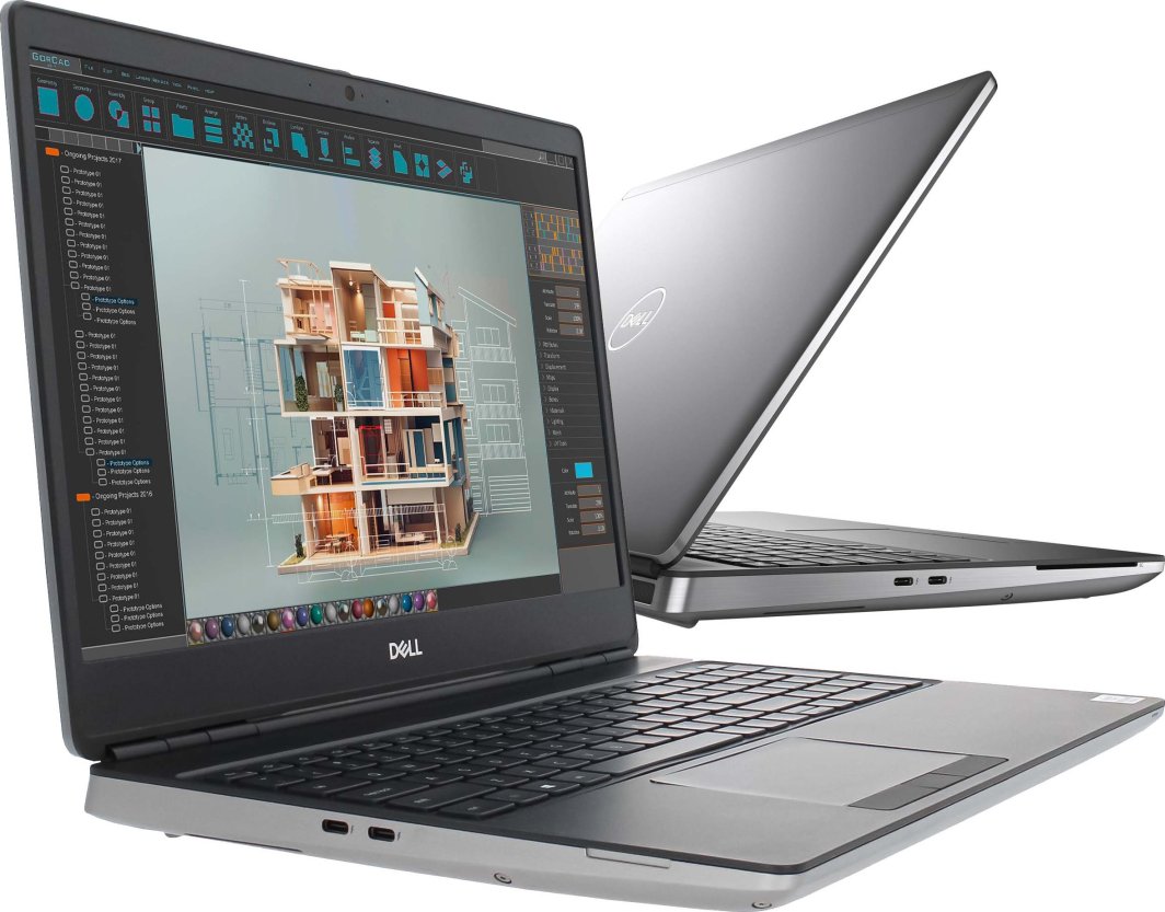Dell Laptop Precision 7550 i7-10850H 64 GB 512 SSD NVIDIA Quadro T1000M ...