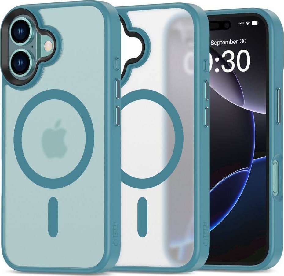 Tech-Protect Etui IPHONE 16 Magmat MagSafe Matte Teal - Morele.net