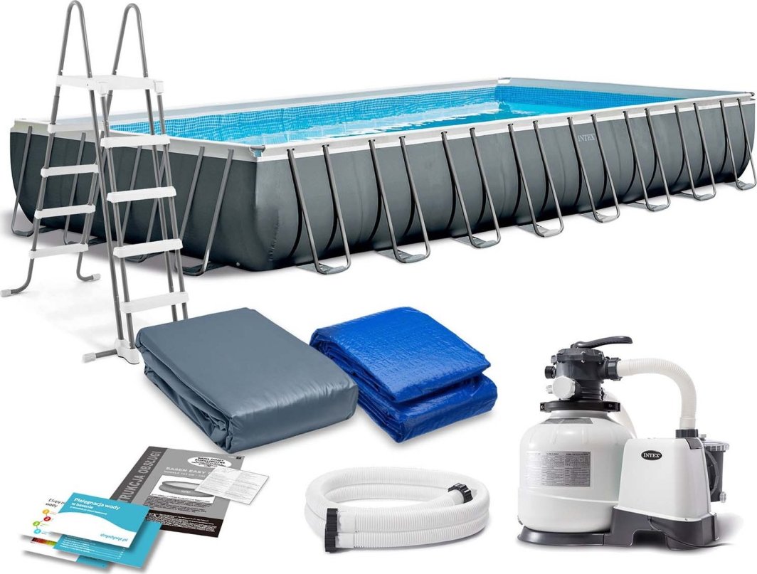 Intex Basen ogrodowy stelażowy 975 x 488 x 132 cm 8w1 INTEX 26374 ...