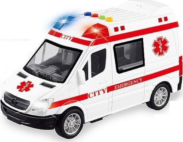 Adar Ambulans z otwieranymi drzwiami światło, dźwięk - Morele.net