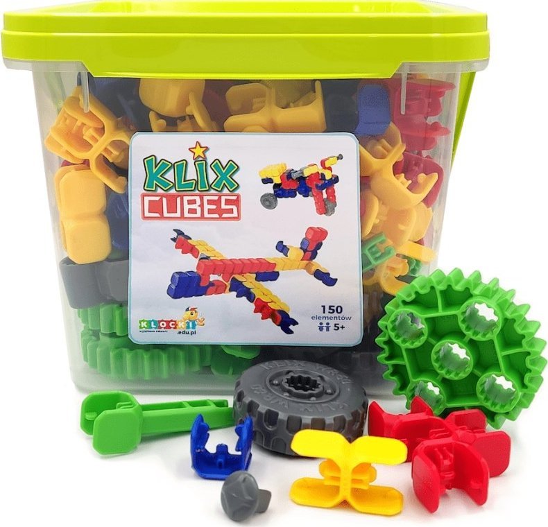 Wise Klix Cubes 150 el. - Klocki Konstrukcyjne - Morele.net