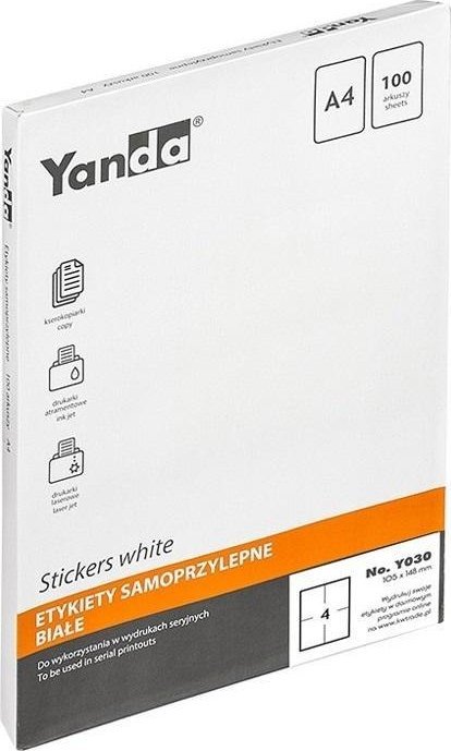 YANDA Etykiety samoprzylepne NO.Y030 YANDA - Morele.net