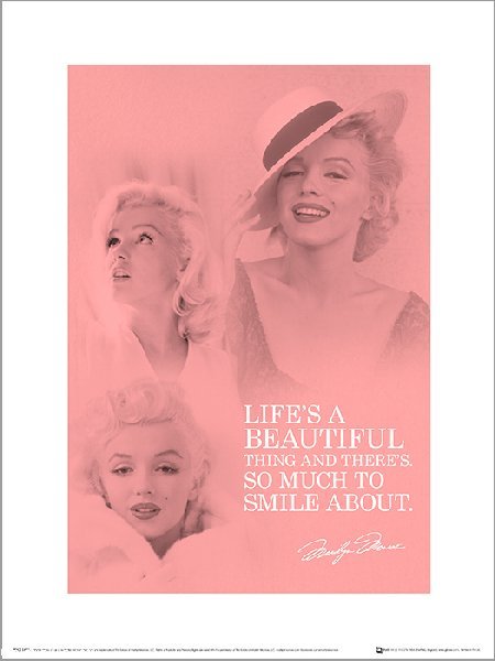 GO-BI Marilyn Monroe Smile - plakat premium 40x50 cm - Morele.net